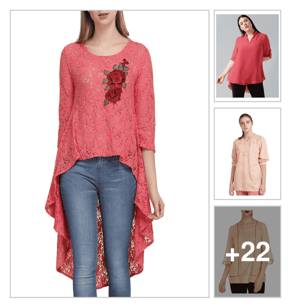 Tunics for Women - Buy Designer Tunics, Tunic Tops Online in India