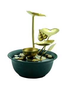 Buy online Gold And Black Fancy Water Fountain from Home Accents for ...