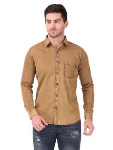 Buy online Mens Solid Casual Shirt from shirts for Men by Design Up for ...