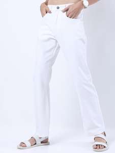 Buy online White Cotton Blend Jeans from Clothing for Men by Ketch for ...